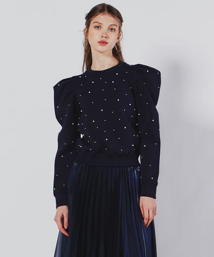 Sov. / パフスリーブパールニットプルオーバー TOPS Night STORE | ダブルスタンダードクロージング公式通販
