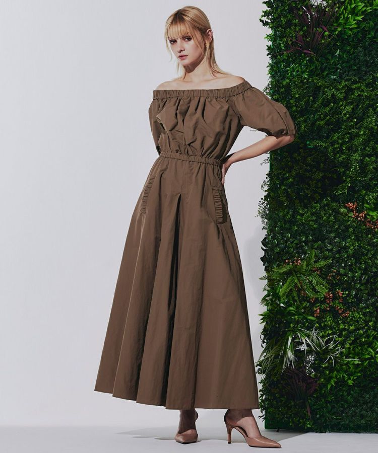 Sov. / リサイクルナイロンオフショルダーワンピース DRESS Night STORE | ダブルスタンダードクロージング公式通販